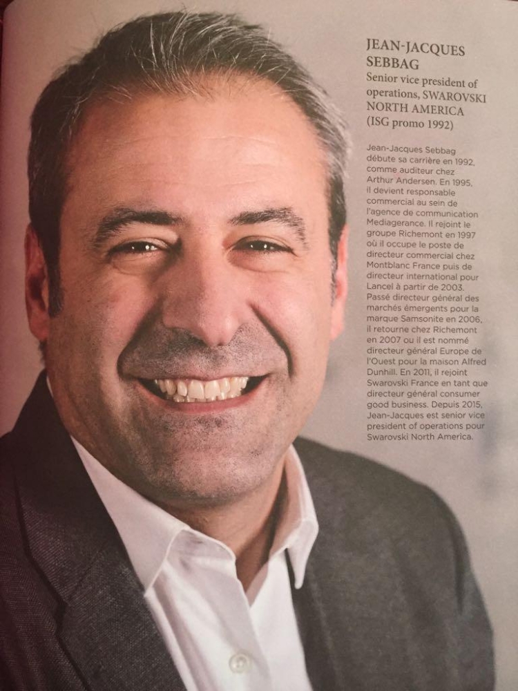 PORTRAIT D'ALUMNI JEAN JACQUES SEBBAG ISG 92 ET LA TRES BELLE ...